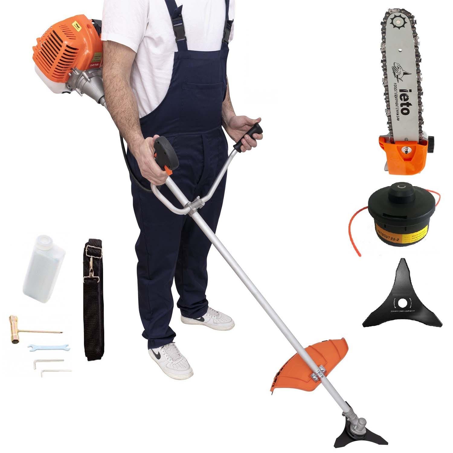 Set Motocoasa Pandora 3, 4CP, 10.000Rpm, Cap Drujba, Disc 3 lame ...