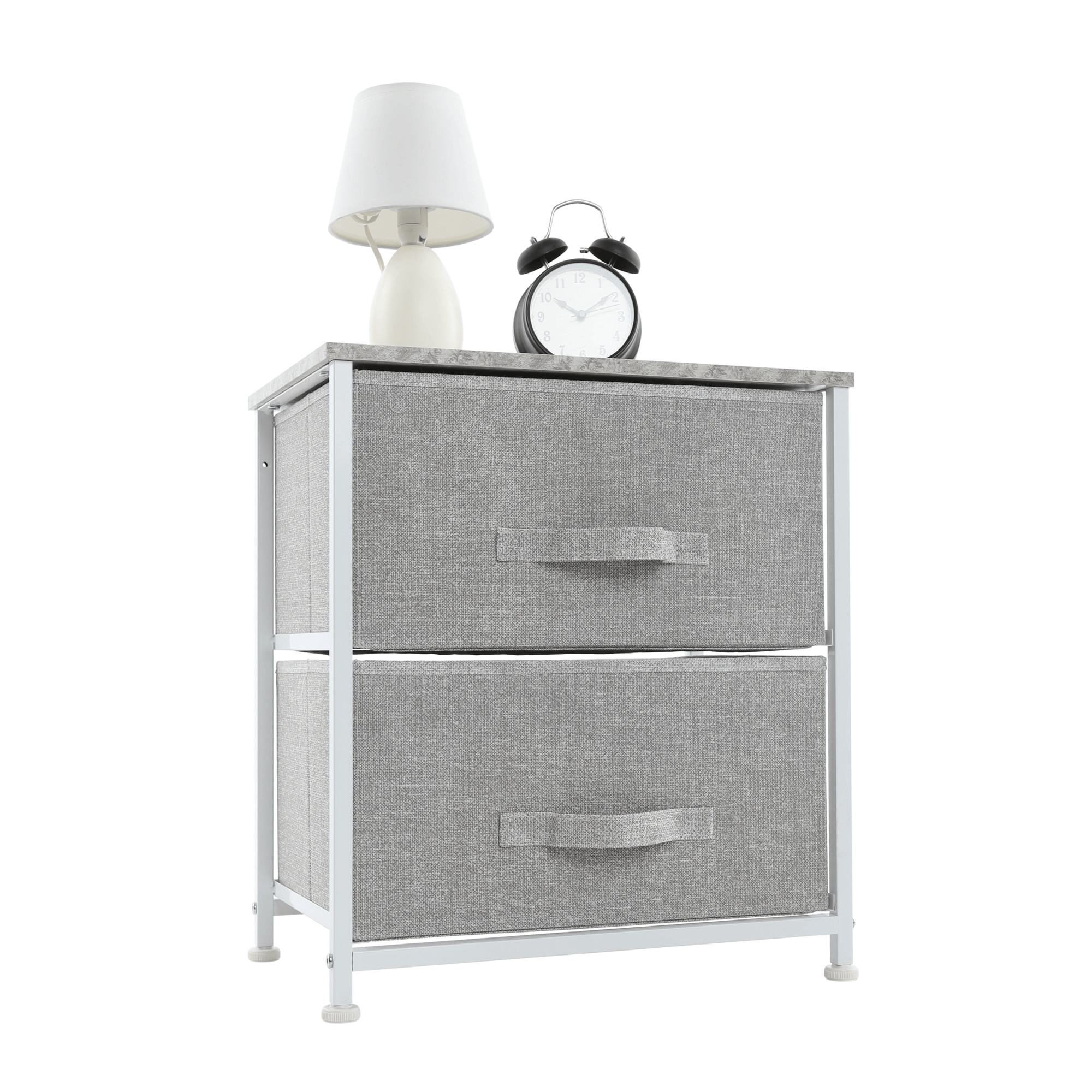Comoda DacEnergy©, constructie metalica, 2 sertare de panza, 45 x 51 x ...