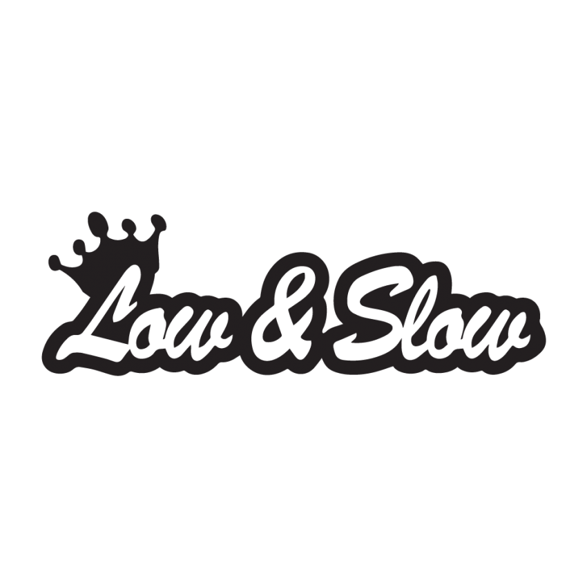 Sticker auto King Low and Slow, 15 cm - eMAG.ro