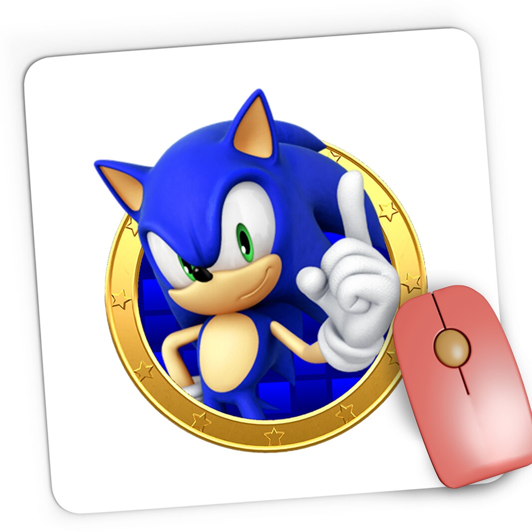 Mousepad Gaming Sonic the Hedgehog Sega Retro Gamer Fanart Animation ...