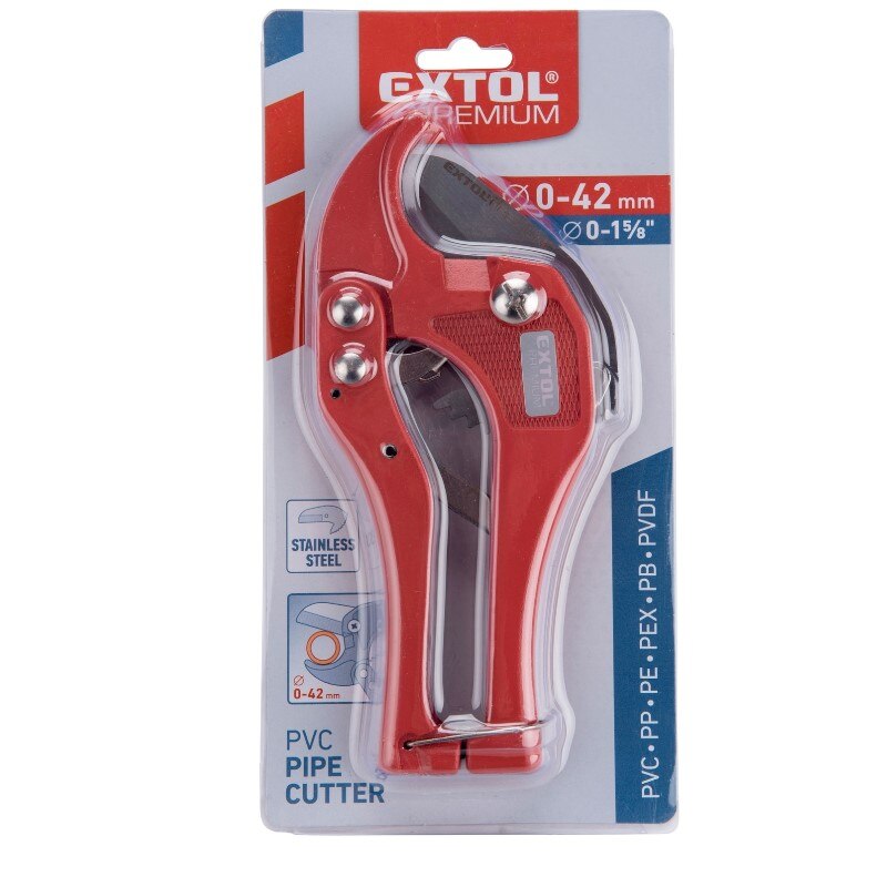 Cleste foarfeca pentru taiat tevi Extol Premium, PVC, PPR, PP 42mm ...