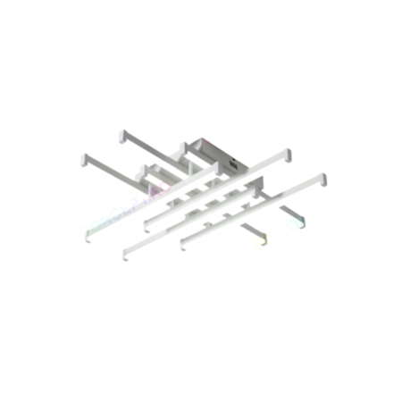 Led полилей с 8 елемента, мощност 160W, Бял, COM-LC1910 - eMAG.bg