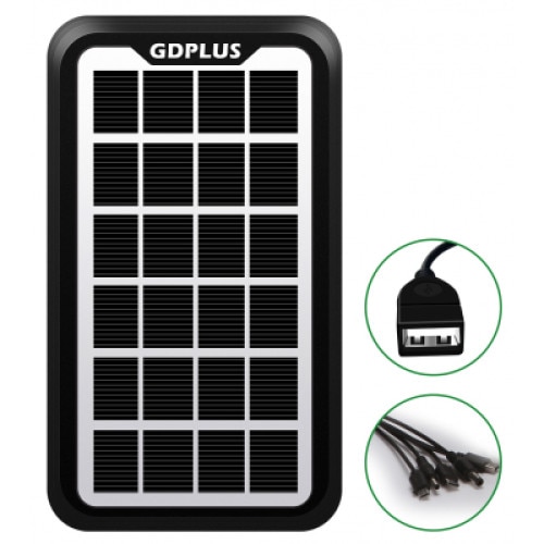 Panou solar portabil, GD Plus, GD-10X, 3.5W - eMAG.ro