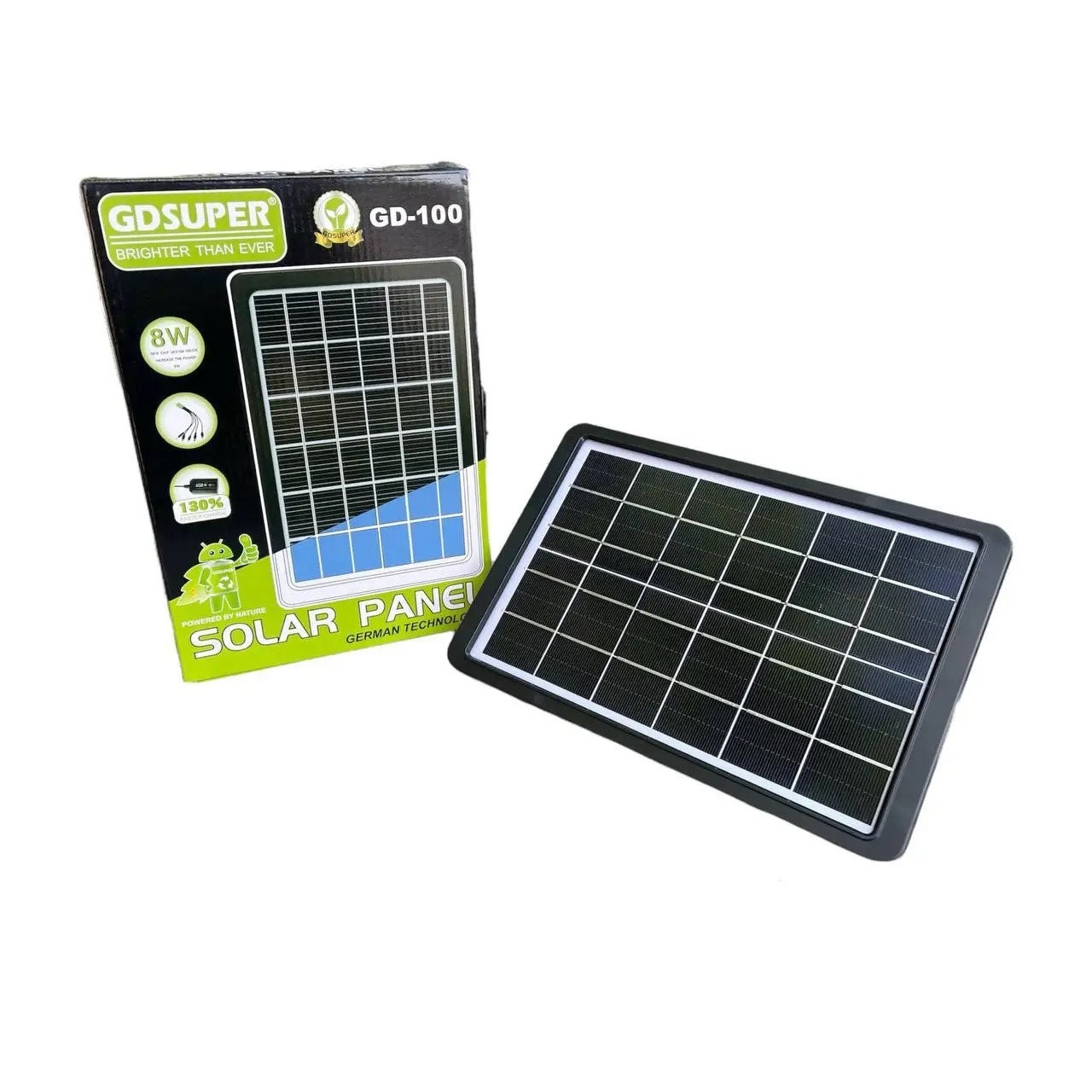 Преносим соларен панел GD Super GD-100, Soleil World, 8W, 29 x 20 cm ...