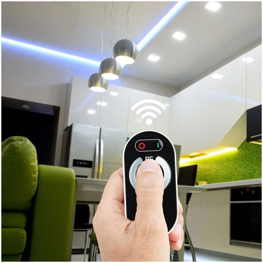 Kit banda LED V-TAC 212042, cu transformator si controller, 8W/m ...