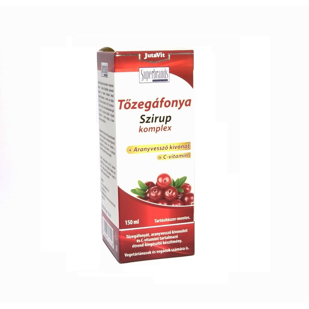 Sirop de merisor, extract de splinuta si Vitamina C Jutavit, 150 ml ...