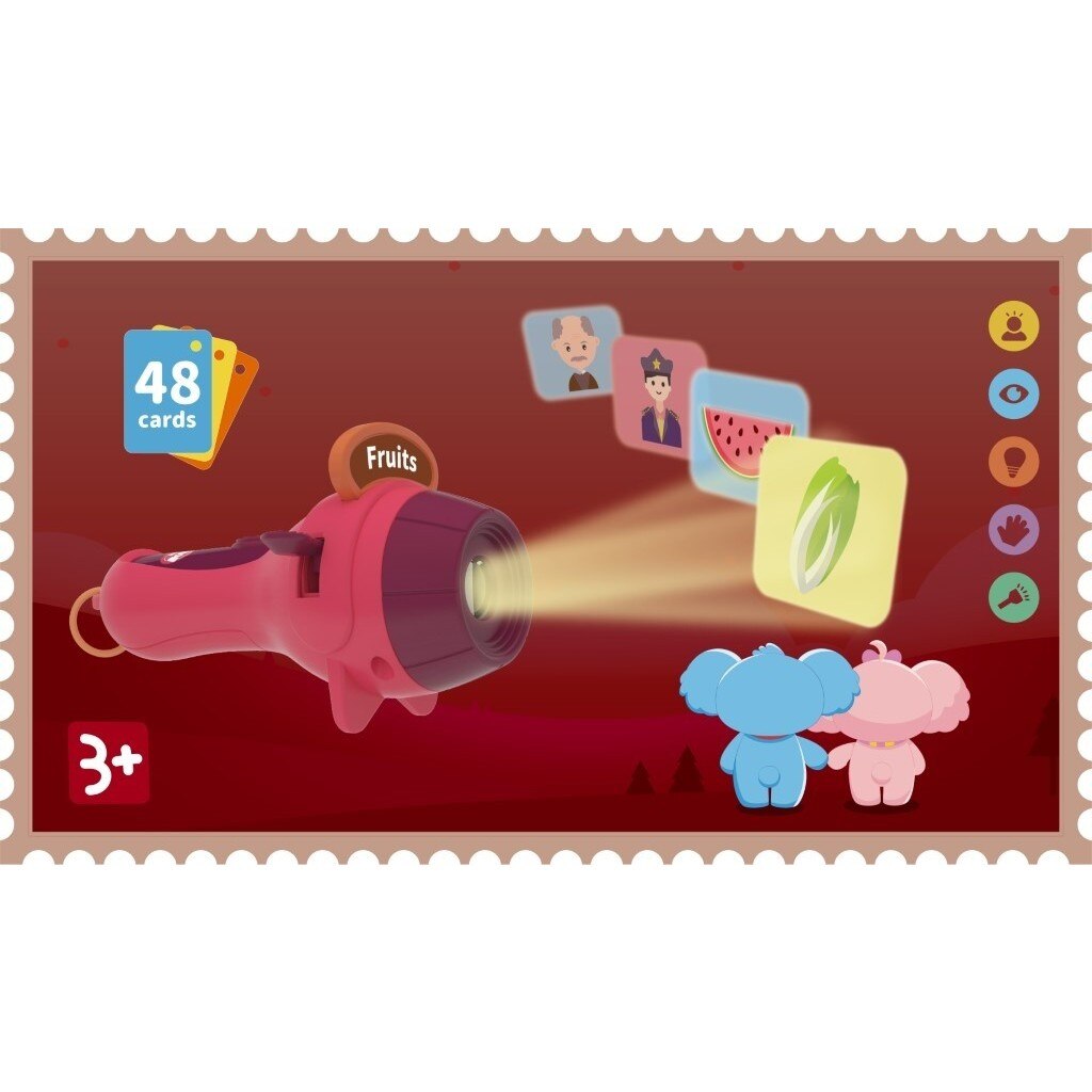 Jucarie educativa tip lanterna proiector cu 48 imagini - eMAG.ro