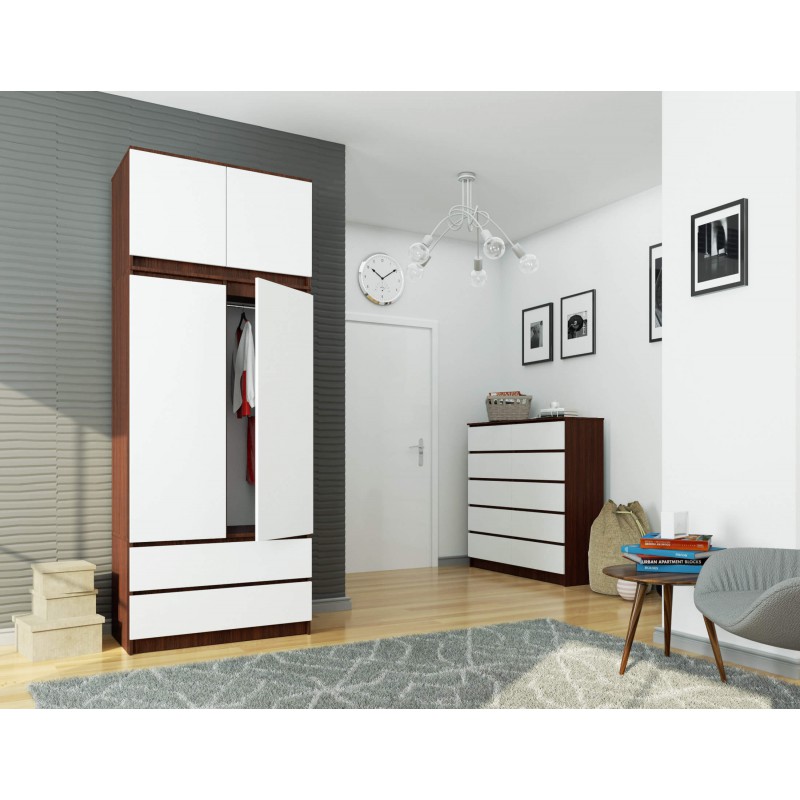 Extensie pentru dulap, Akord Furniture Factory, PAL, 51x55x90 cm, Maro ...