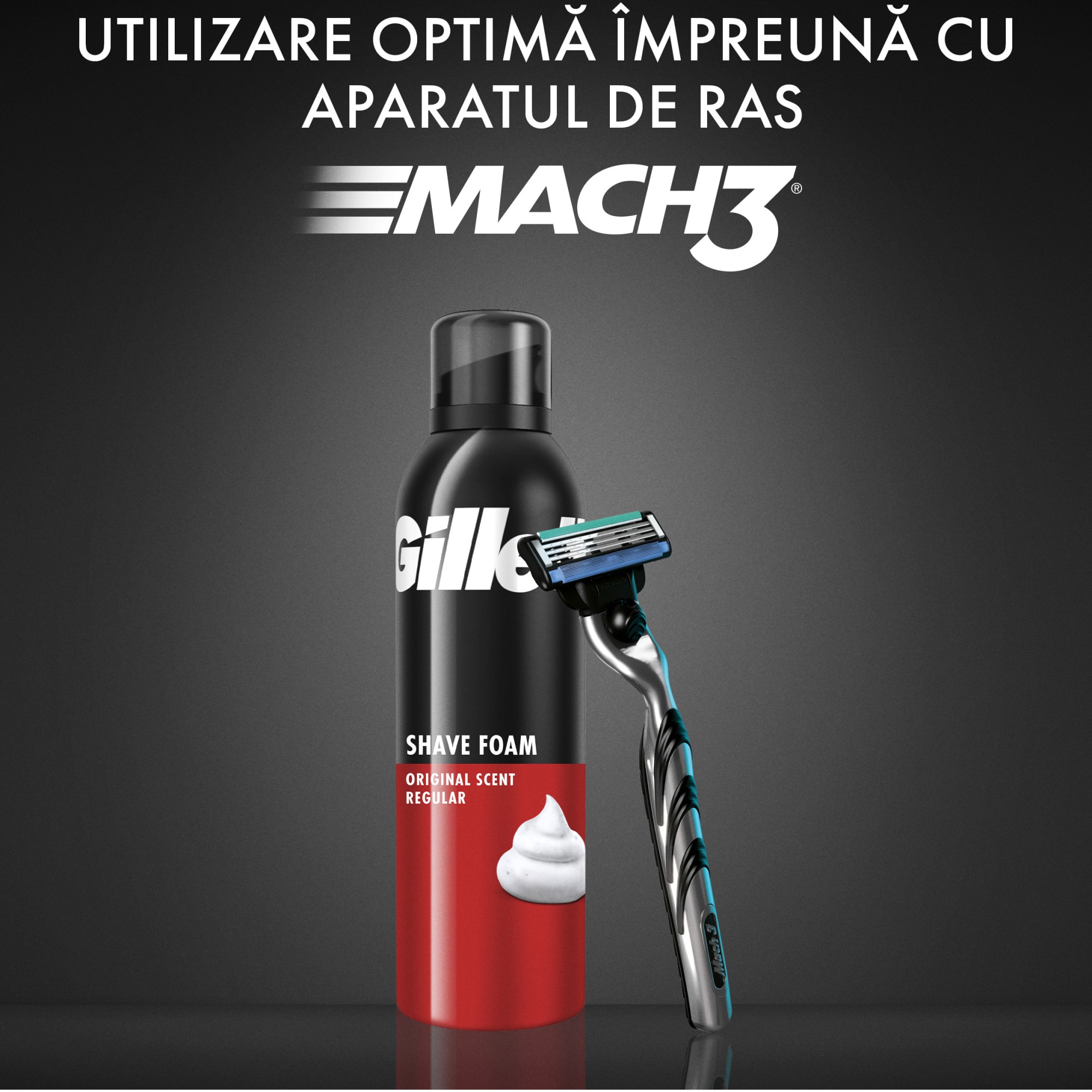 Spuma de ras Gillette Classic cu parfum Original, 200 ml - eMAG.ro