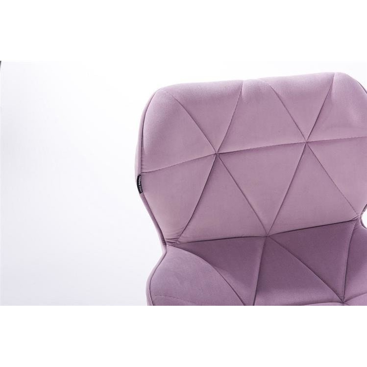 Scaun de birou, Votana, HR111N, Roz Pudra, Catifea, 40x46x80 cm - eMAG.ro