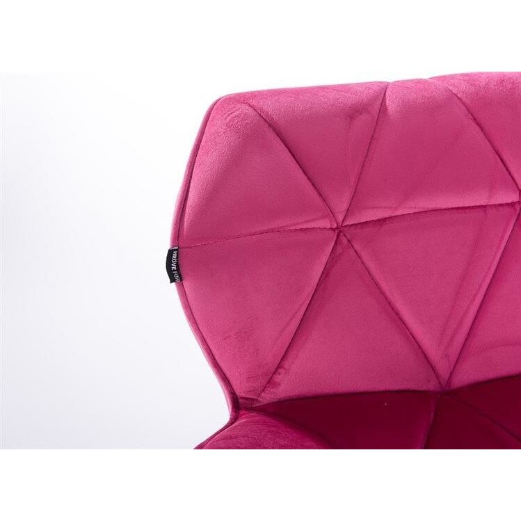 Scaun de birou, Votana, HR111K, Catifea, Roz, 40x46x80 cm - eMAG.ro