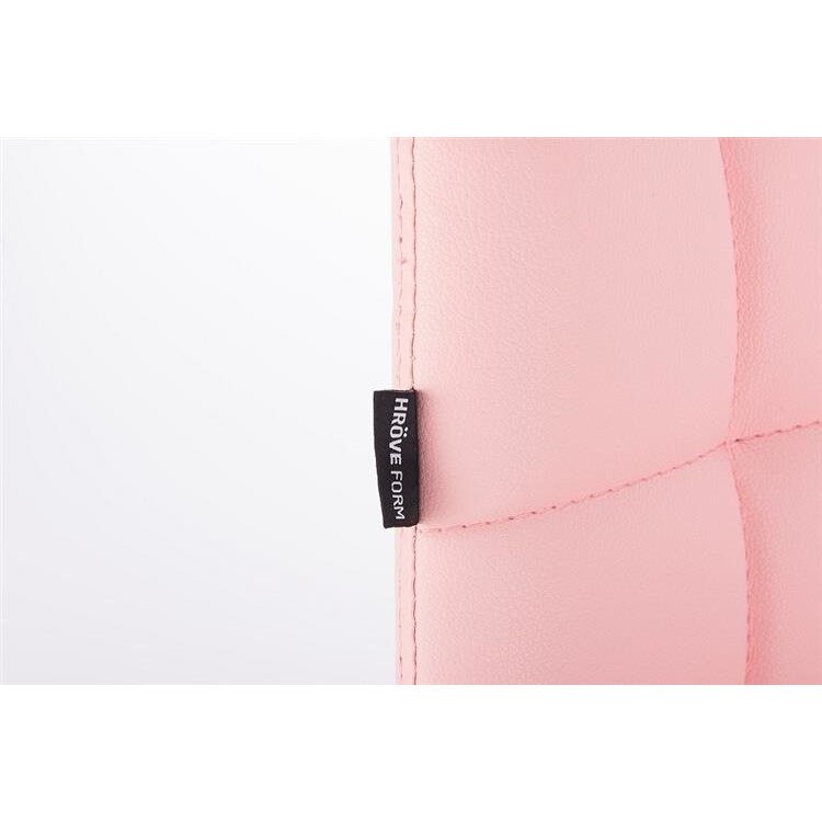 Scaun de birou, Votana, HR590K, Piele ecologica, Roz, 40x50x80 cm - eMAG.ro