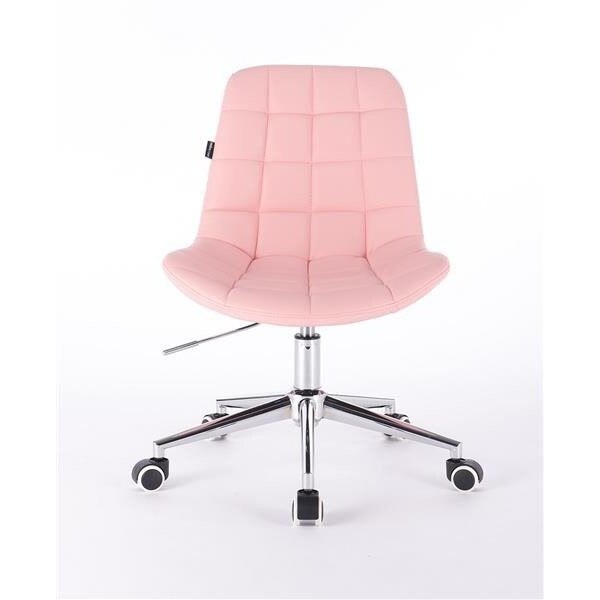 Scaun de birou, Votana, HR590K, Piele ecologica, Roz, 40x50x80 cm - eMAG.ro