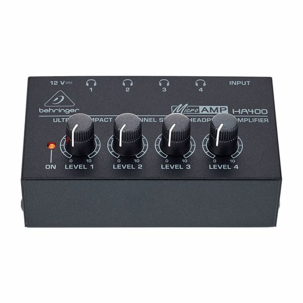 Behringer HA400 audio fejhallgató-erősítő, 1x 6,3 mm-es sztereó jack ...