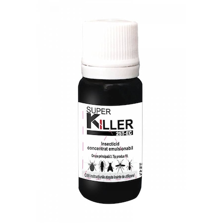 Insecticid solutie Super Killer 25T-EC, produs de Pasteur, pentru ...