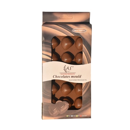 Forma silicon bomboane scoici, maro, 10x20cm - eMAG.ro