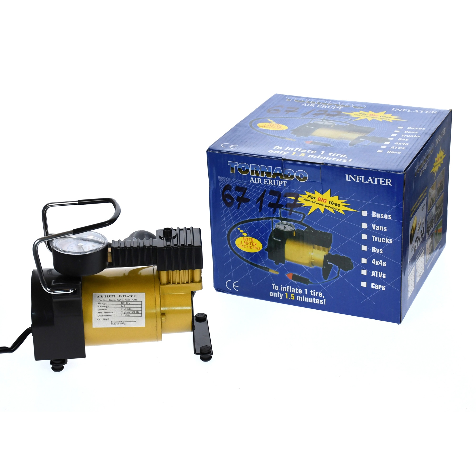 Compresor auto ZEBRA, structura metalica, 12V (bricheta) SUV-uri si ...