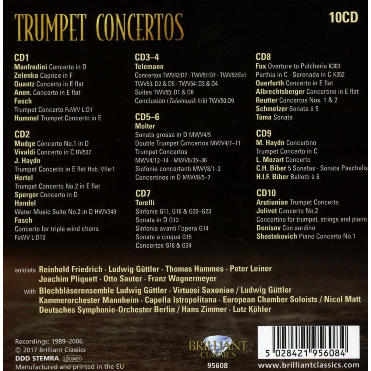 Trumpet Concertos 10CD - eMAG.ro