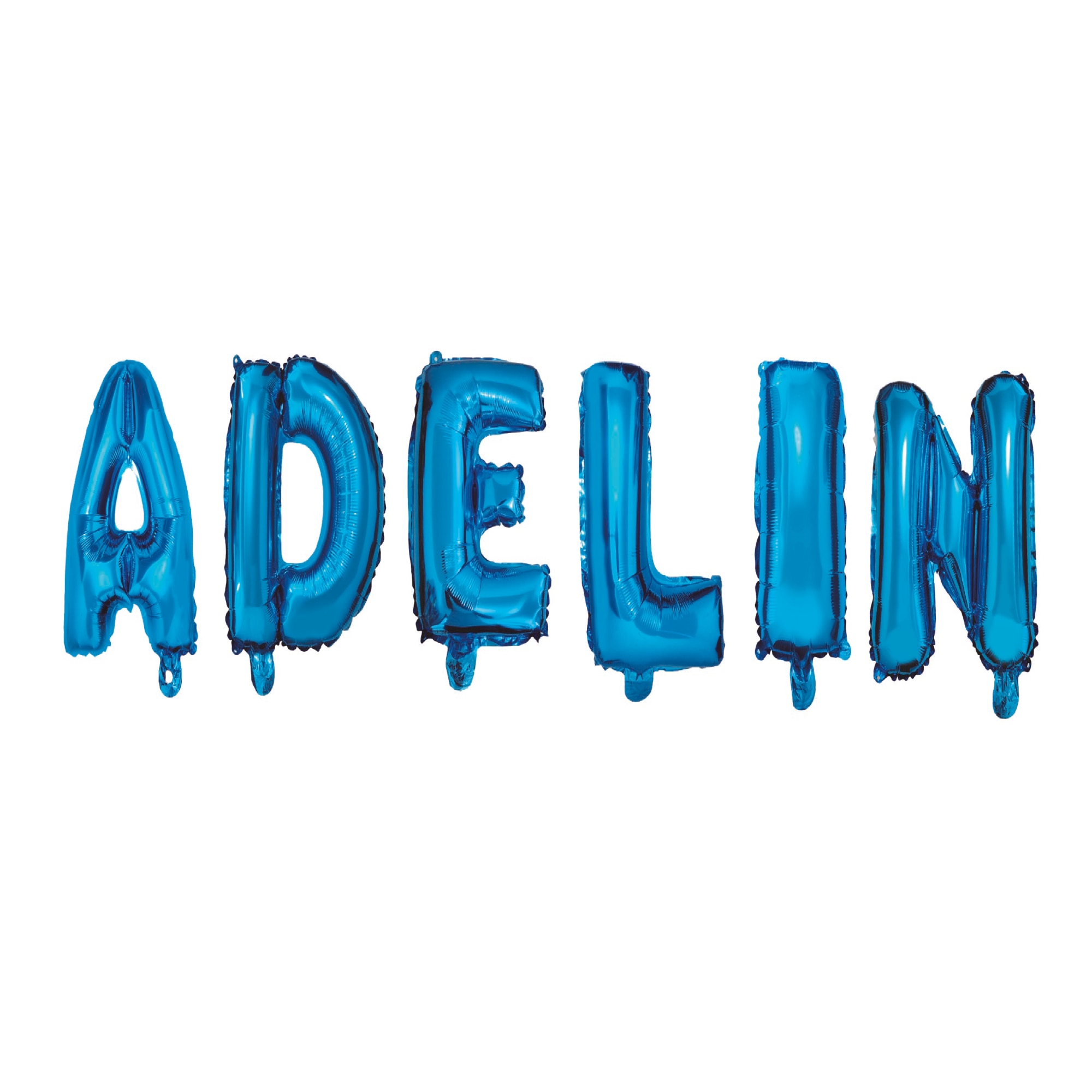 Set Baloane Numele Adelin, Albastru, 40Cm - eMAG.ro