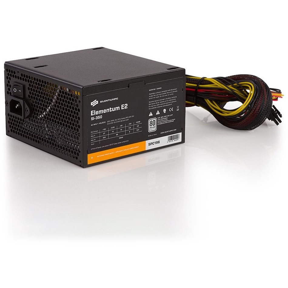 Sursa PC SilentiumPC SPC196 Elementum, 350W, ATX - eMAG.ro