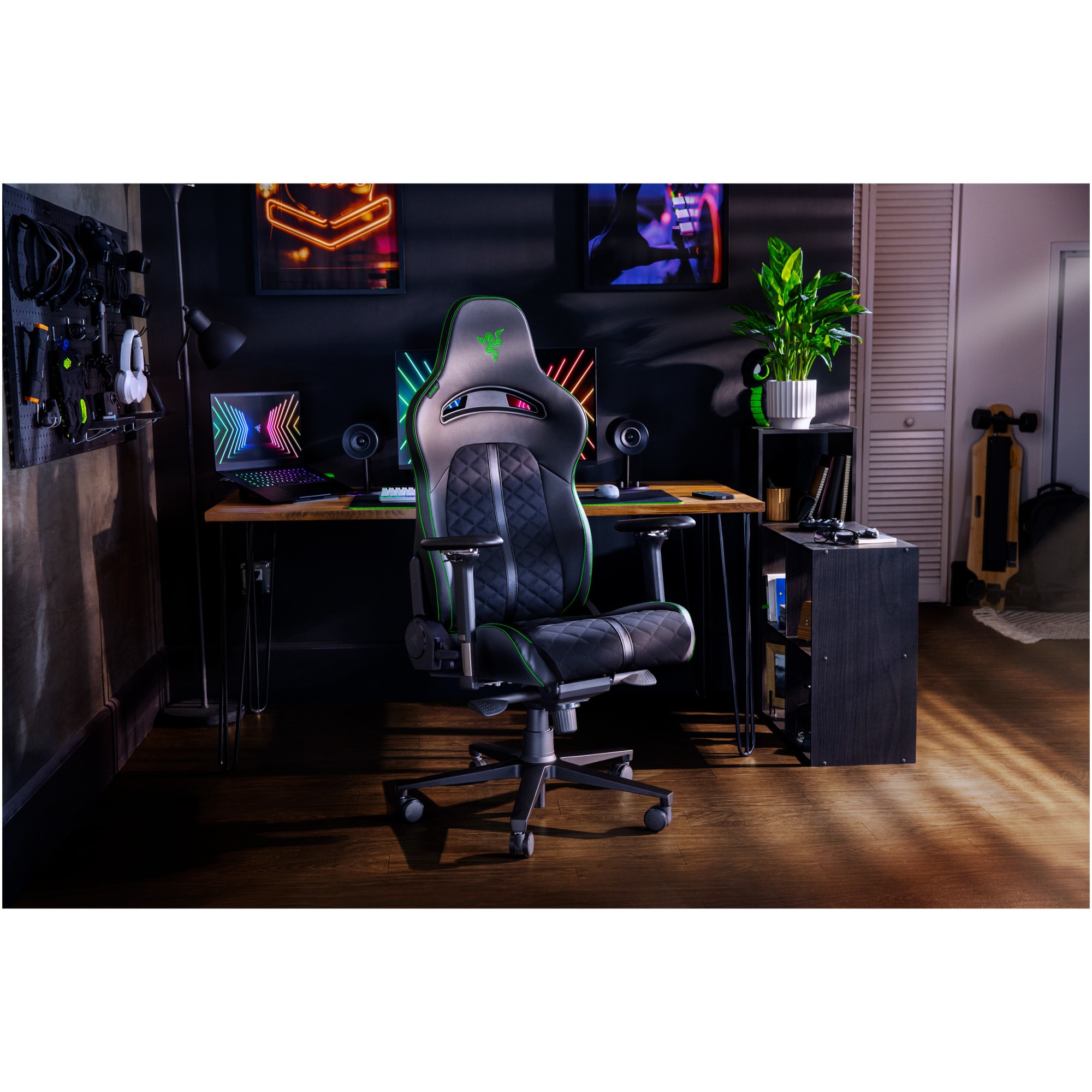 Стол Gaming Razer Enki, Зелен - eMAG.bg