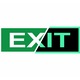 Set 5 buc semn "EXIT'', fotoluminiscent, din PVC, 300 x 100 mm - eMAG.ro
