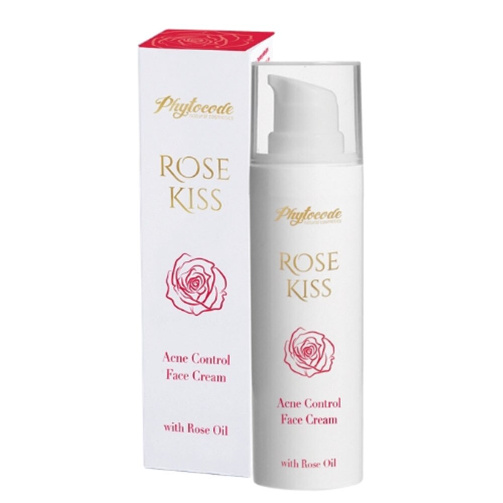 Crema anti-acnee, Phytocode, ROSE KISS, Cu ulei de trandafir bulgaresc ...