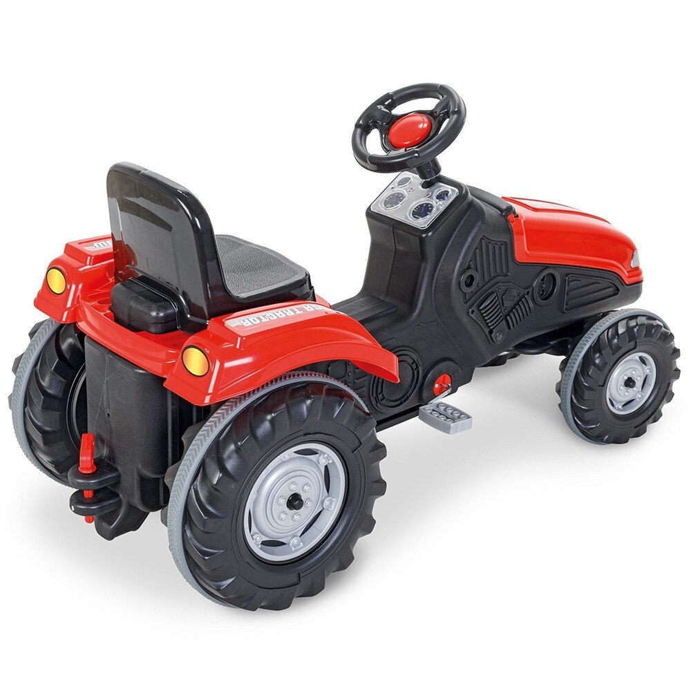 Pedálos traktor Pilsan Mega 07-321 piros, 53,5 x 114 x 64 cm - eMAG.hu