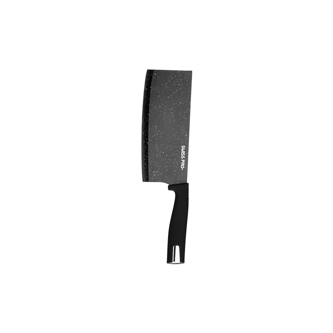 Set cutite cu suport Swiss Pro+, 8 piese, Otel, Negru - eMAG.ro
