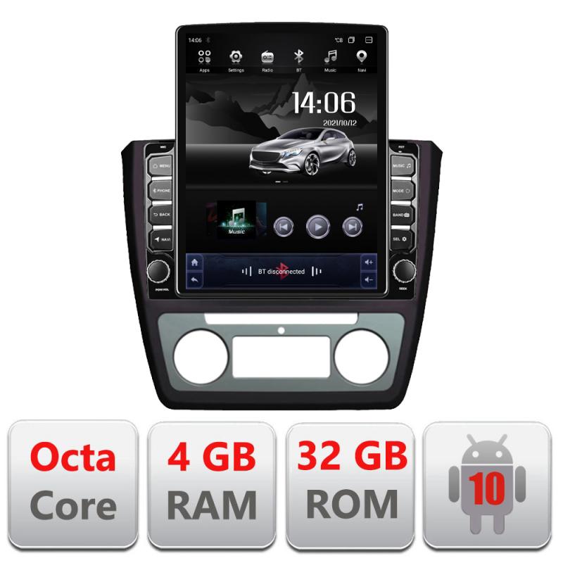 Navigatie dedicata Skoda Yeti 2009-2014 G-YETI ecran tip TESLA 9.7" cu ...