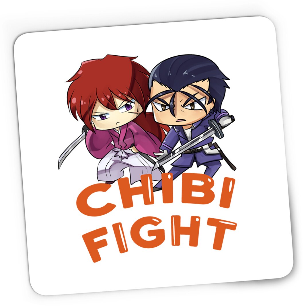 Egérpad Gaming Rurouni Kenshin Chibi Fight Kenshin Hajime, 21x19 cm ...
