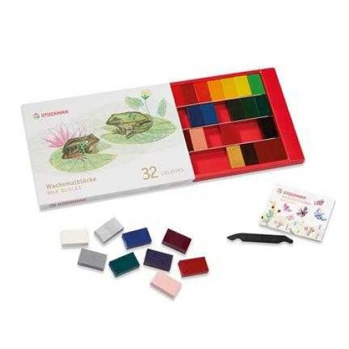 Set 32 cuburi cerate, Stockmar, material Waldorf - eMAG.ro