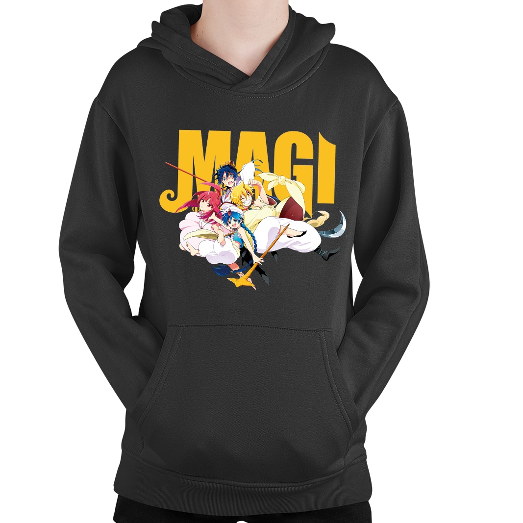 Детски суичър Magi The Labyrinth of Magic Protagonists Group Weapon ...