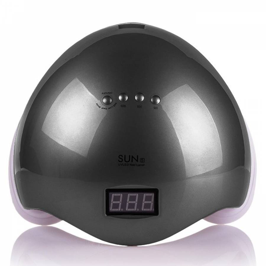 Lampa UV LED Sun5 48w, double light, senzor, display, timer, Negru ...