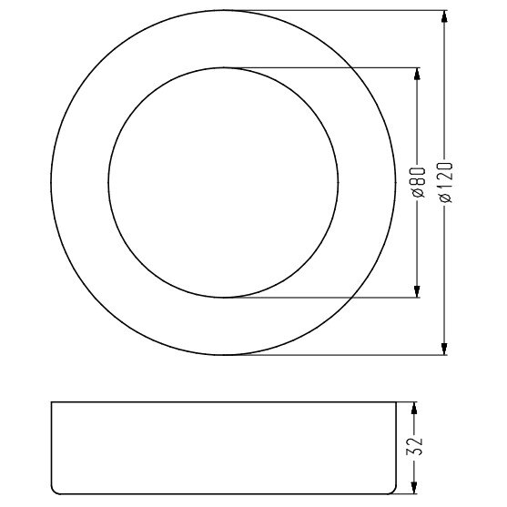 Plafoniera SPN-03, WH, 6W, LED, 230V, Rotund, Alb - eMAG.ro