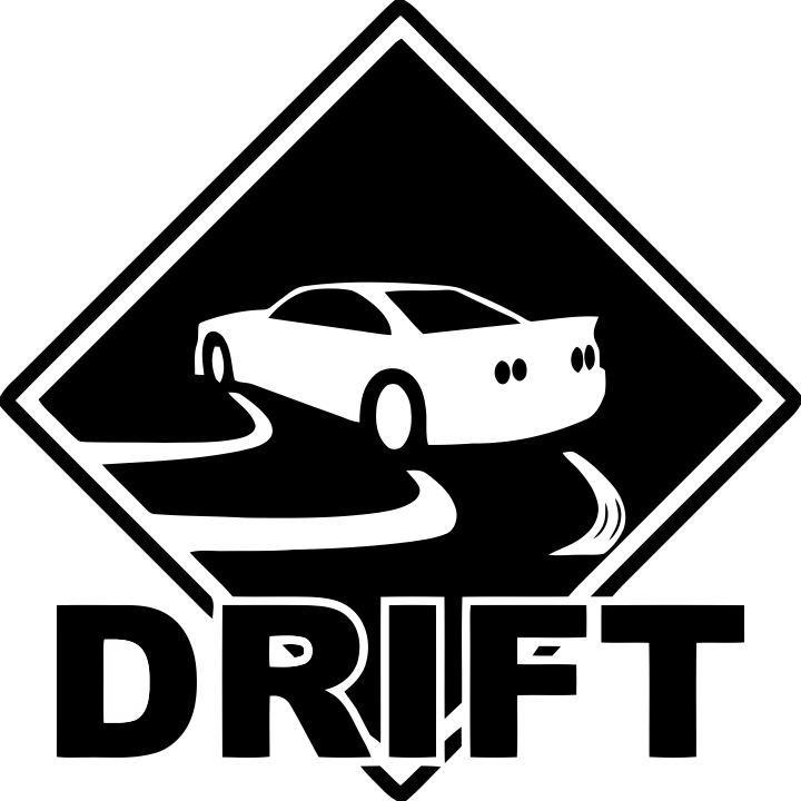 Sticker auto Drift Sign, 20 cm, Oracal - eMAG.ro