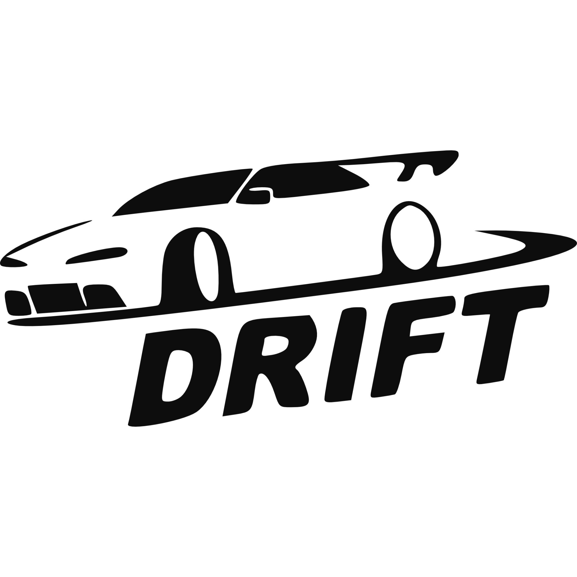 Sticker auto Drift Car, 25 cm, Oracal - eMAG.ro