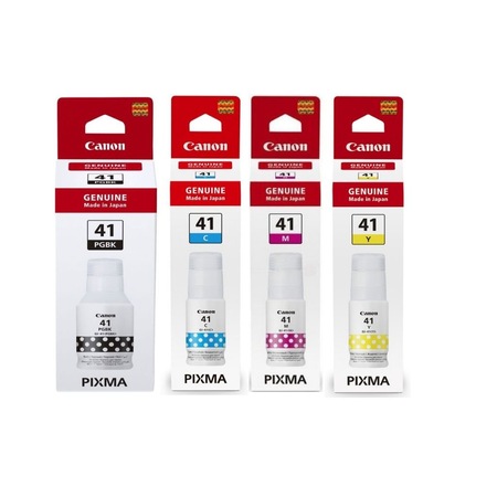 Pachet Flacon cerneala Original Canon 1x GI-41B Negru, 1x GI-41C Cyan ...