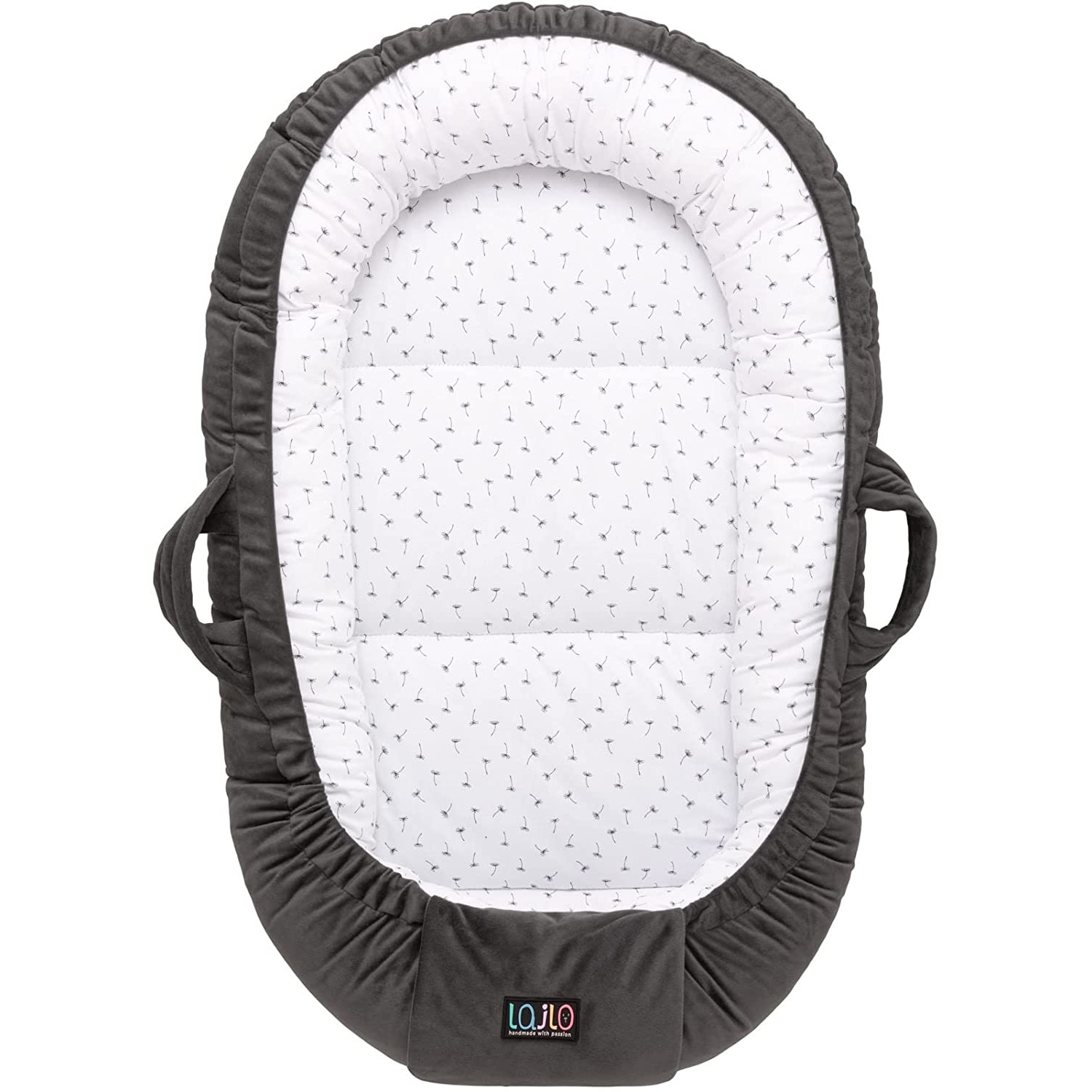 Cosulet bebelus pentru dormit Lajlo, Baby nest, 90 x 60 cm, Gracile ...