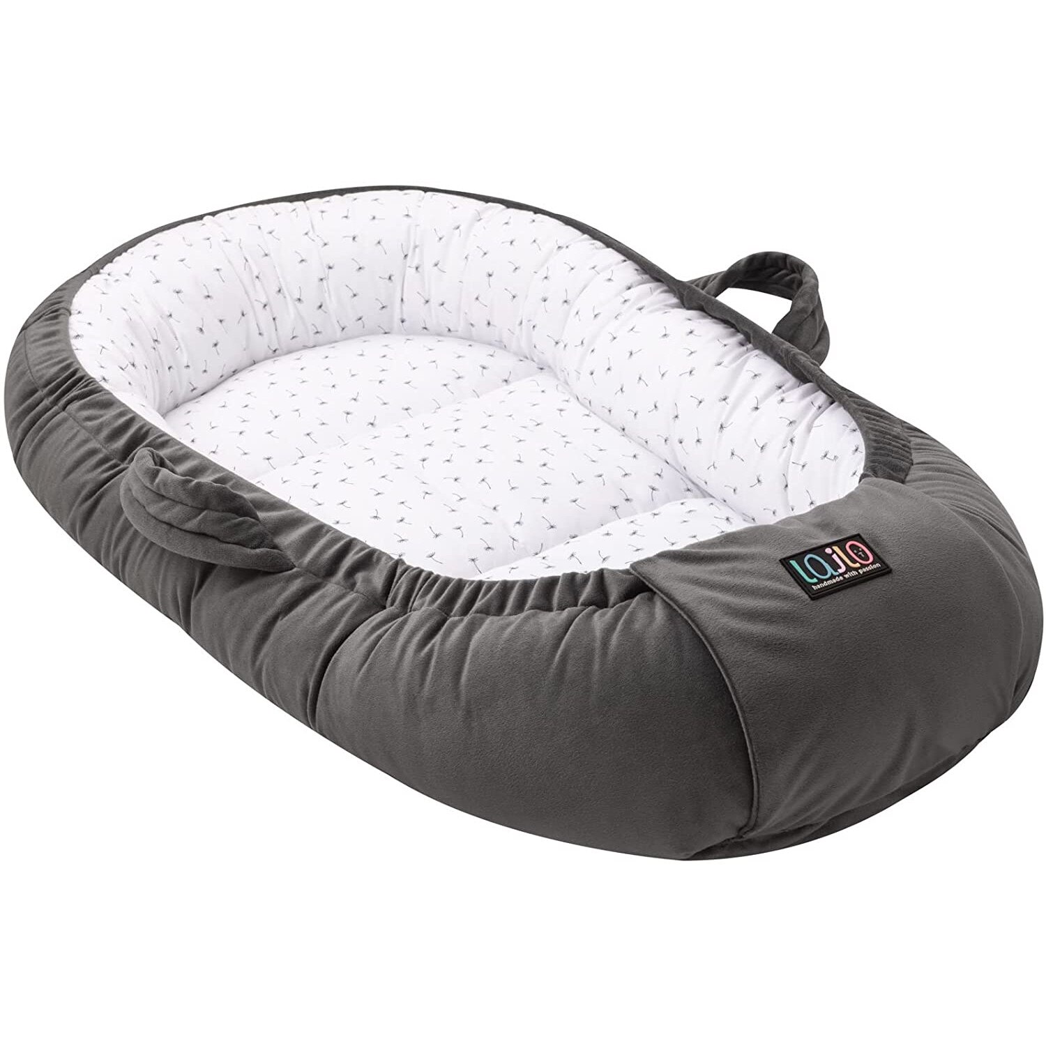 Cosulet bebelus pentru dormit Lajlo, Baby nest, 90 x 60 cm, Gracile ...