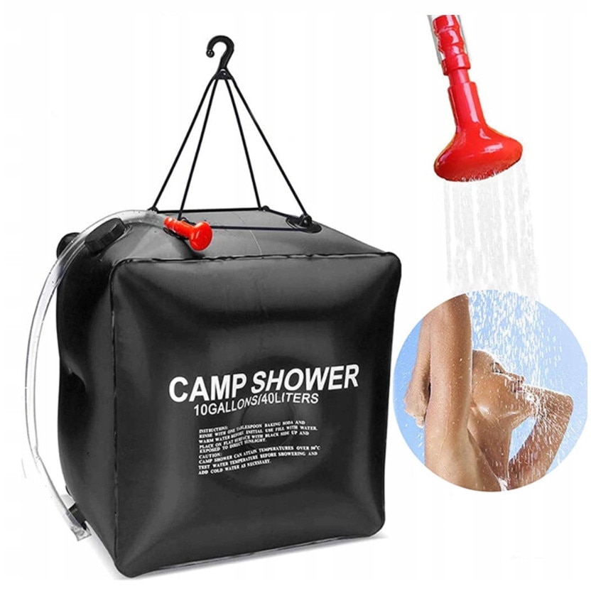 Dus De Camping, Portabil, Set Cu Cablu Si Carlig De Agatat, Ideal ...