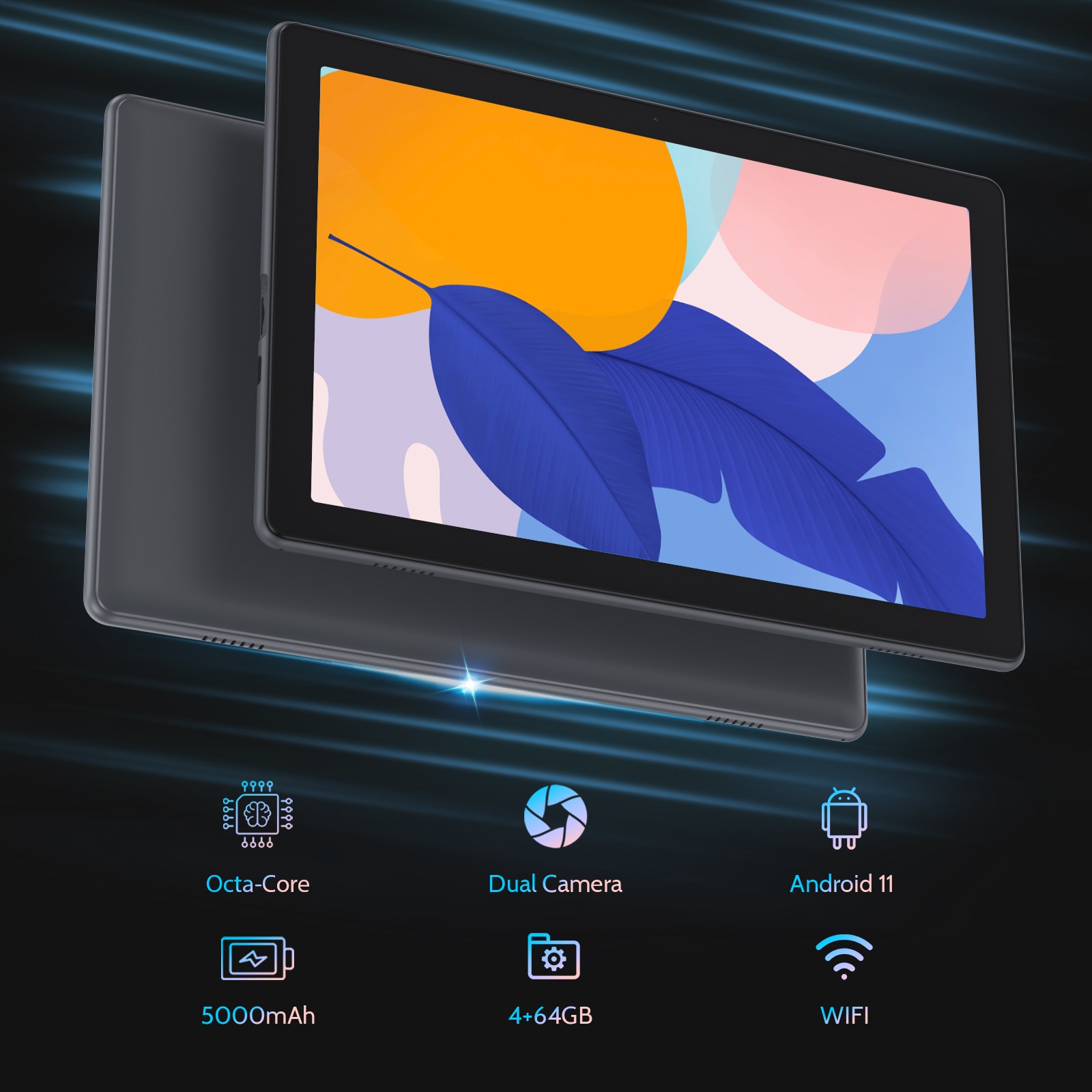 Таблет YOTOPT Y61-EEA, 10", Android 11, Осемядрен 1.8 Ghz, 4 GB RAM, 64 ...