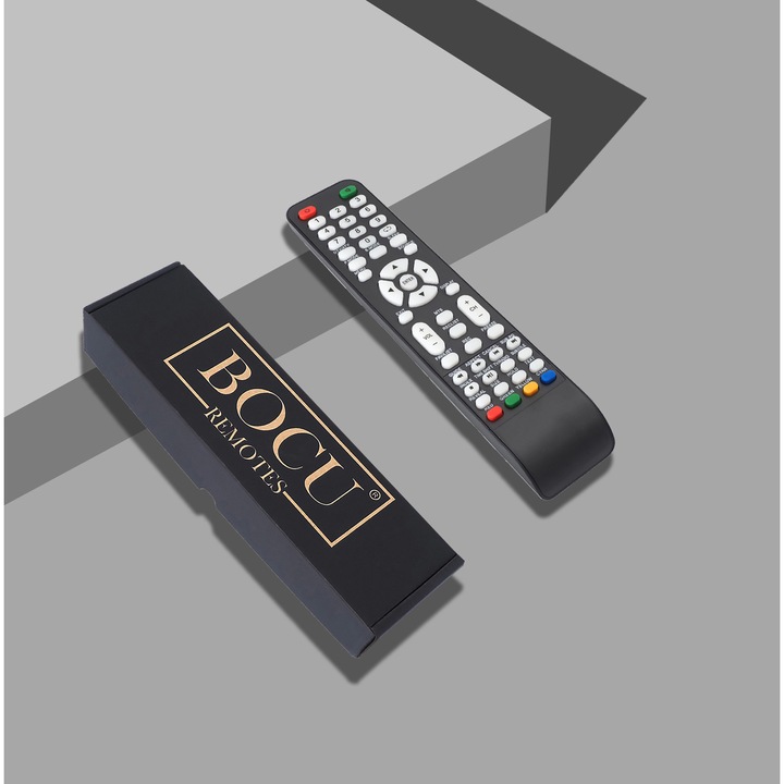 Telecomanda TV compatibila Vortex, LEDV-24, Bocu Remotes®, neagra ...
