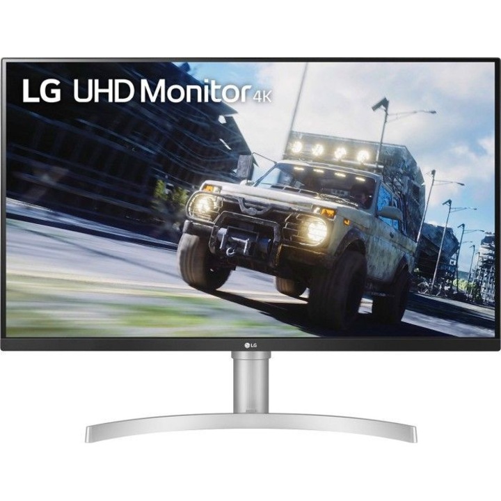 Monitor LG 32UN550-W, 31.5 ", 3840 × 2160 (UHD 4K), 16:9, 60 Hz, 4 ms ...