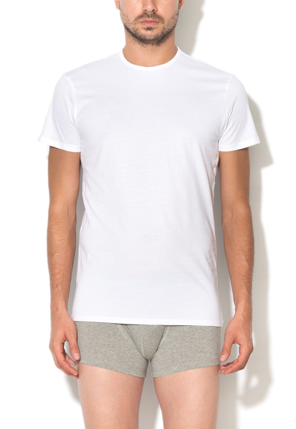 Puma Set de tricouri regular fit albe - 2 piese L - eMAG.ro