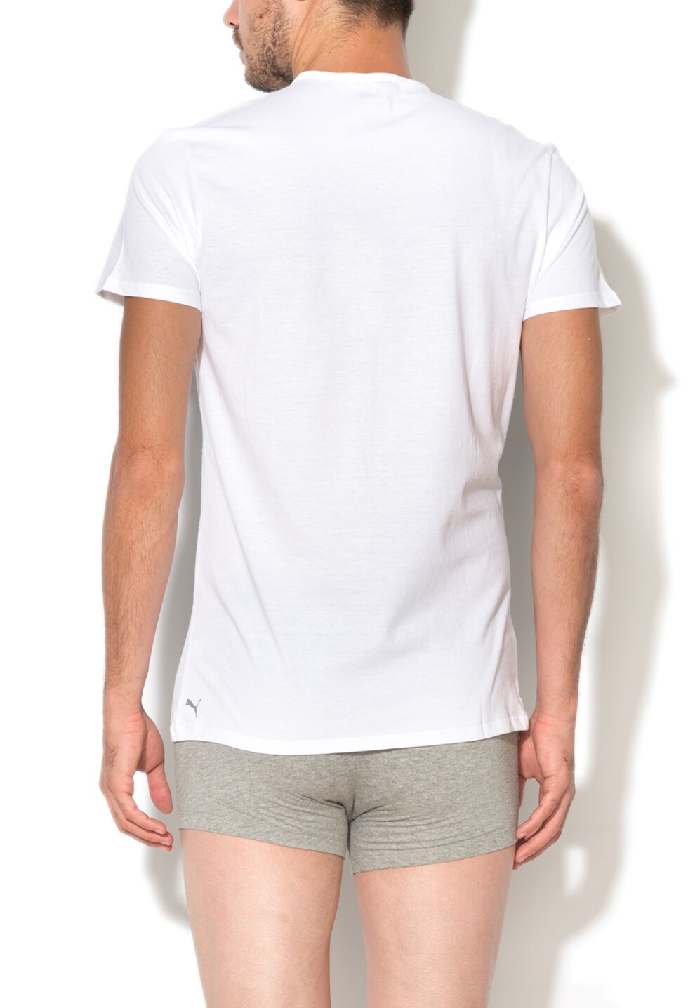 Puma Set de tricouri regular fit albe - 2 piese L - eMAG.ro