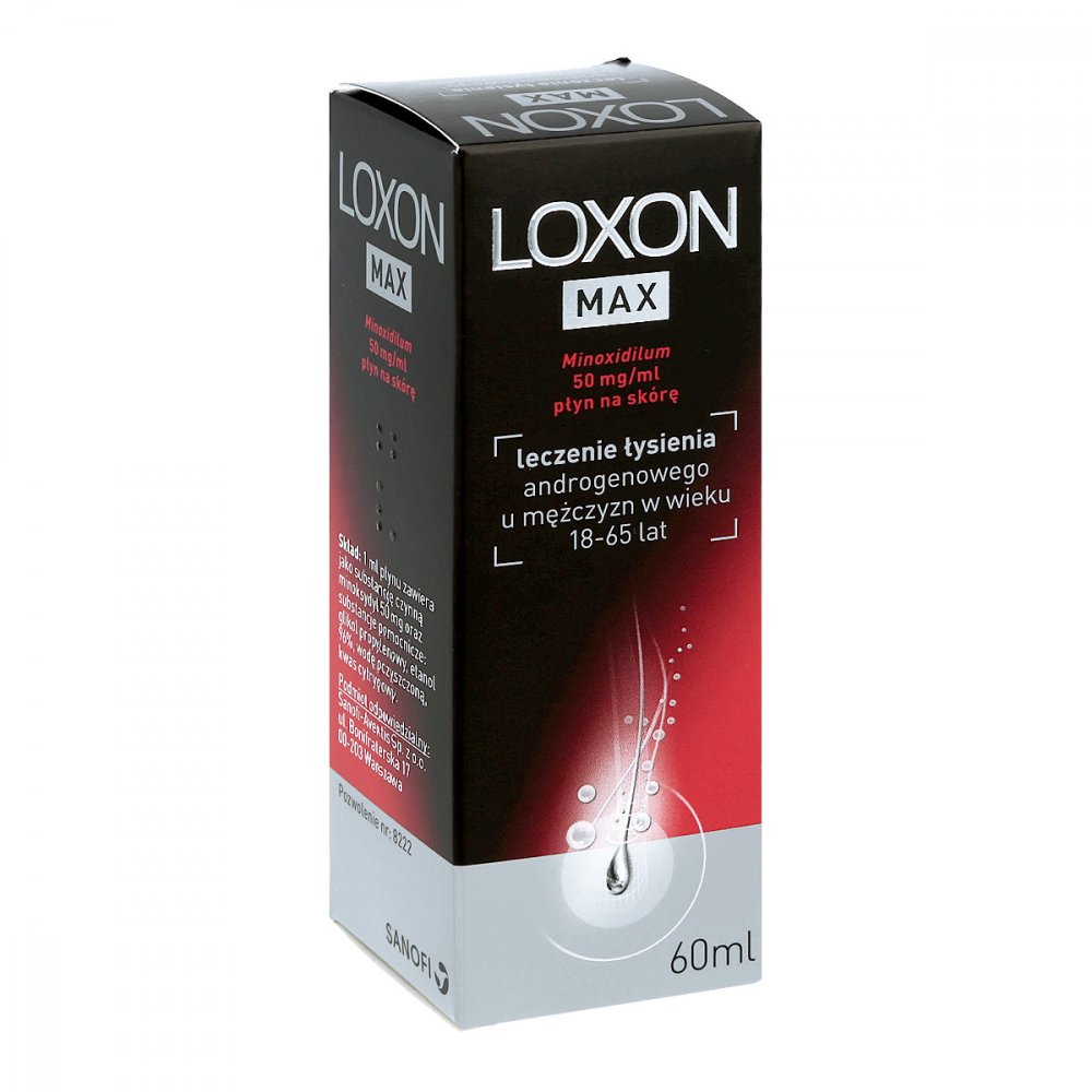 Solutie, Loxon, Max, impotriva Caderii Parului, 5%, 60ml - eMAG.ro