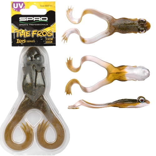 Twister Spro Iris The Frog 12 Cm Fluo Brown Frog - eMAG.ro