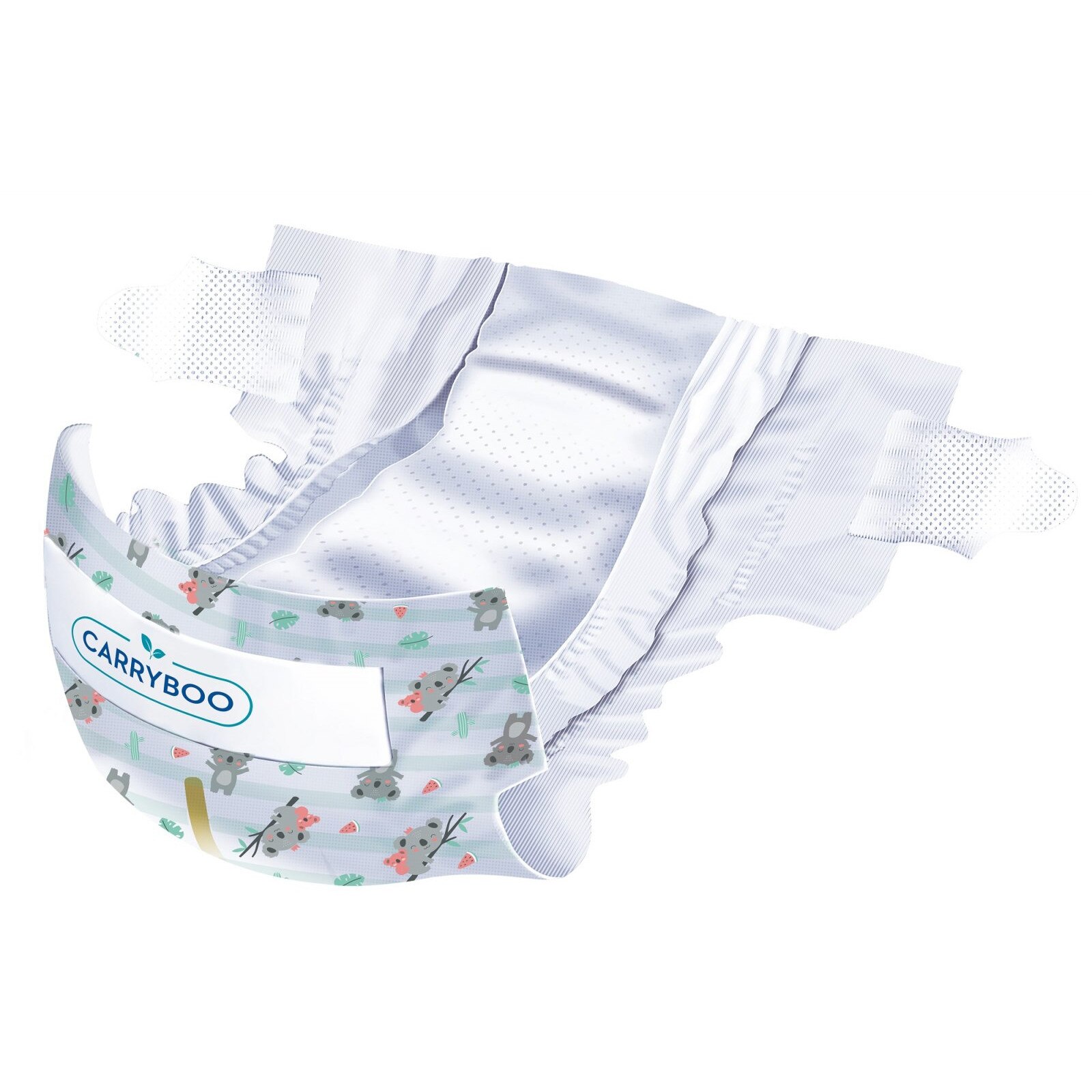 Scutece ECO hipoalergenice nou nascuti 3-6kg, marimea 2 Carryboo, 30 ...