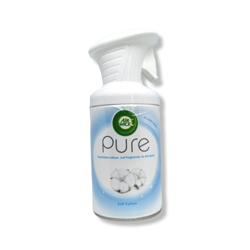 Ароматизатор аерозол за стая Air Wick, Pure, Soft Cotton, 250мл - eMAG.bg